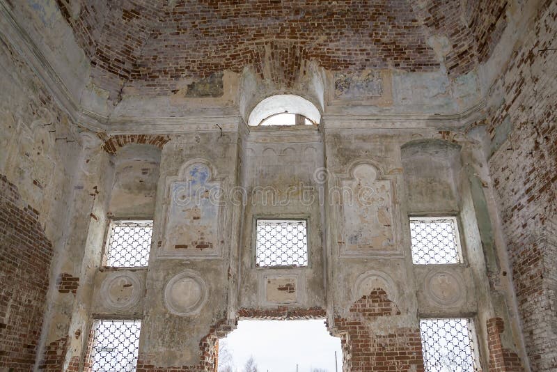 Inside the ruined temple stock photo. Image of light - 215576648