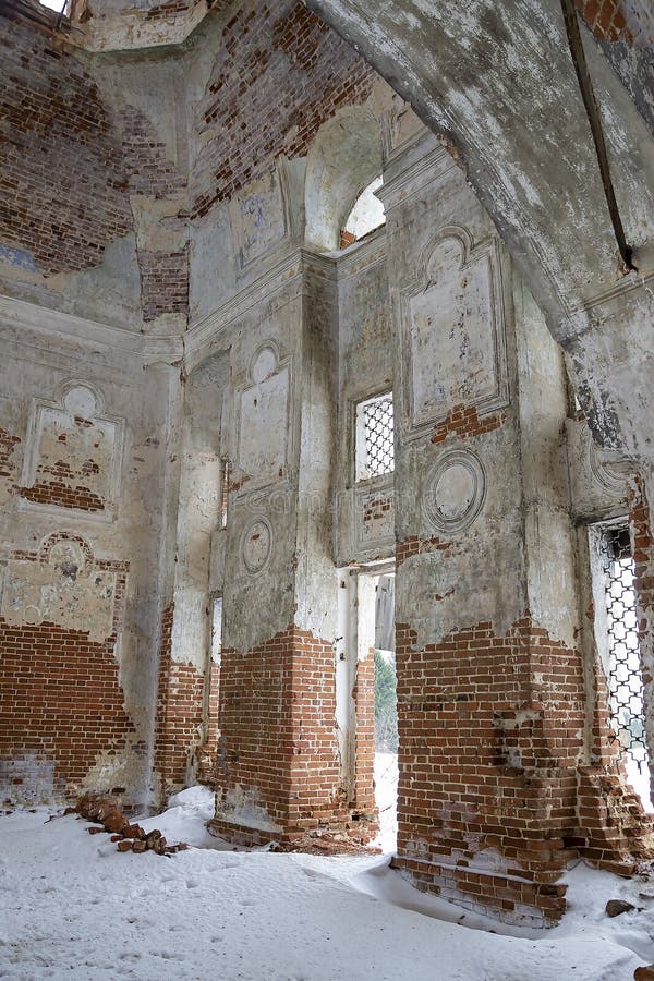 Inside the ruined temple stock photo. Image of dirty - 217161856