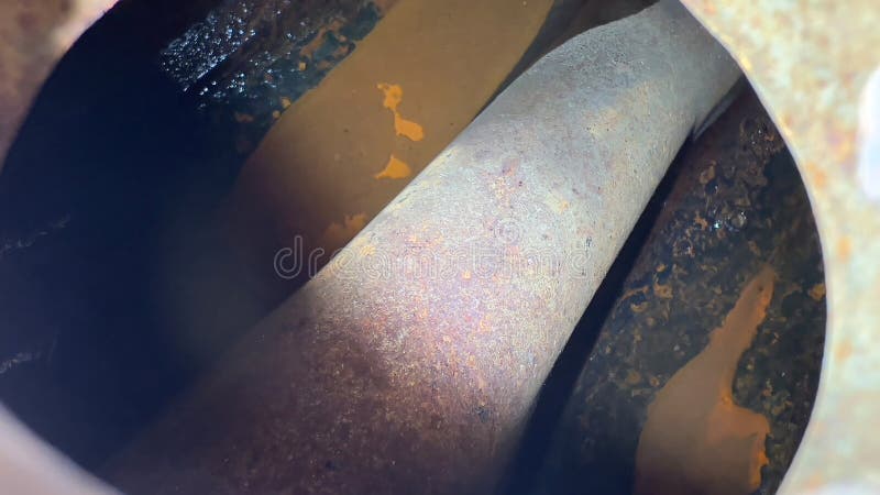 Inside of rusty fuel tank stock photo. Image of brown - 249965632