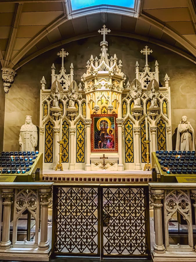 Inside the Saint Patrick S Cathedral with Side Alter. Editorial Stock ...
