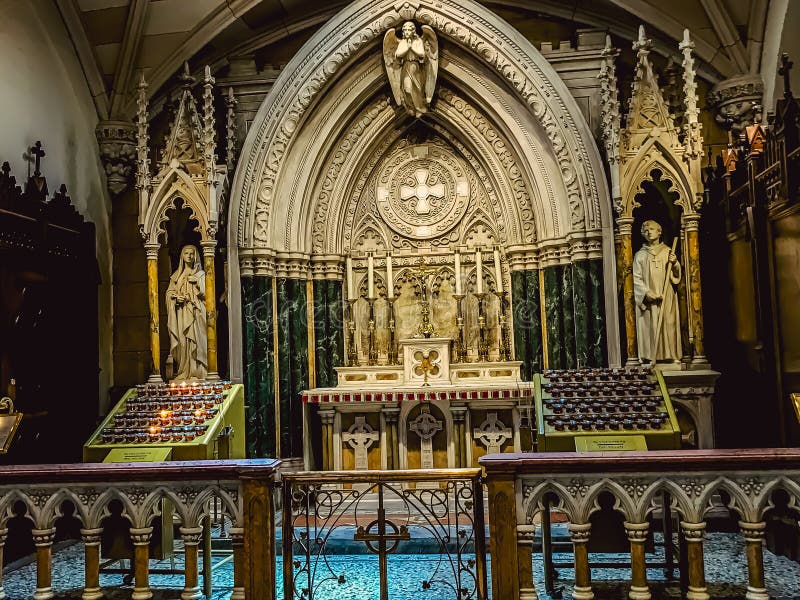 Inside the Saint Patrick S Cathedral with Side Alter. Editorial Stock ...