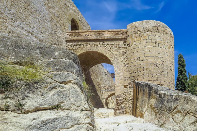 Inside Santa Barbara Castle Stock Image - Image of spain, barbara: 84755803
