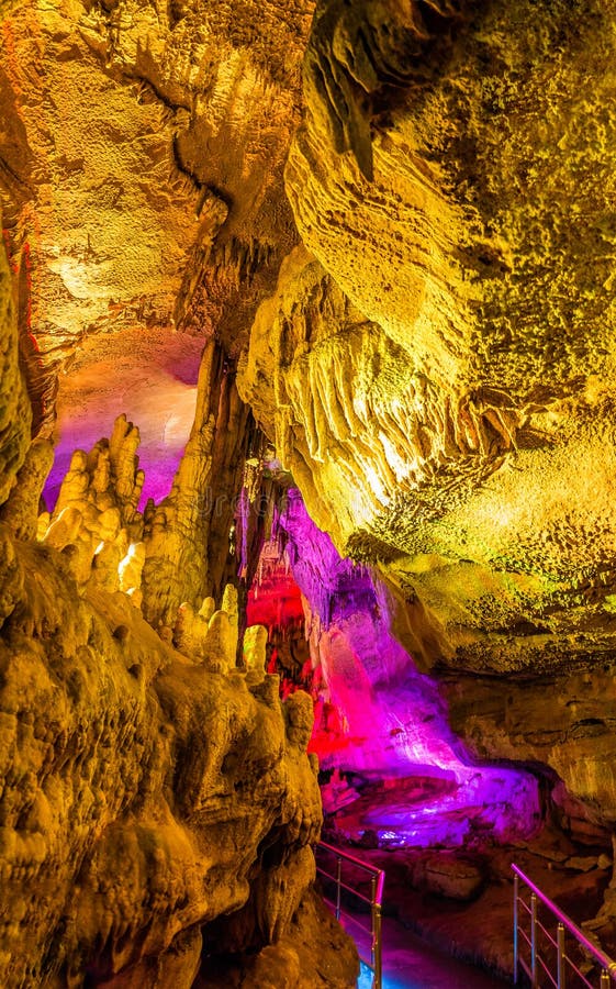 Sataplia Underground Cave Near Kutaisi In Georgia Stock Image - Image ...
