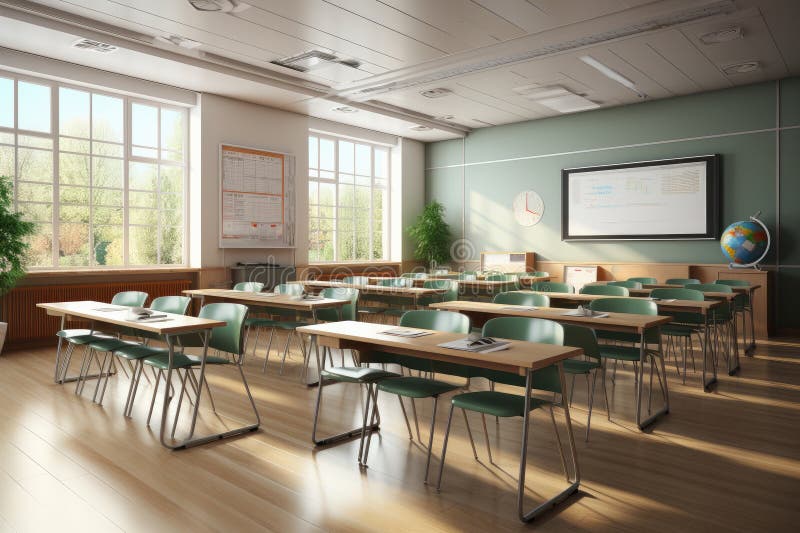 Inside the School Classroom. Step into a World of Learning. AI ...