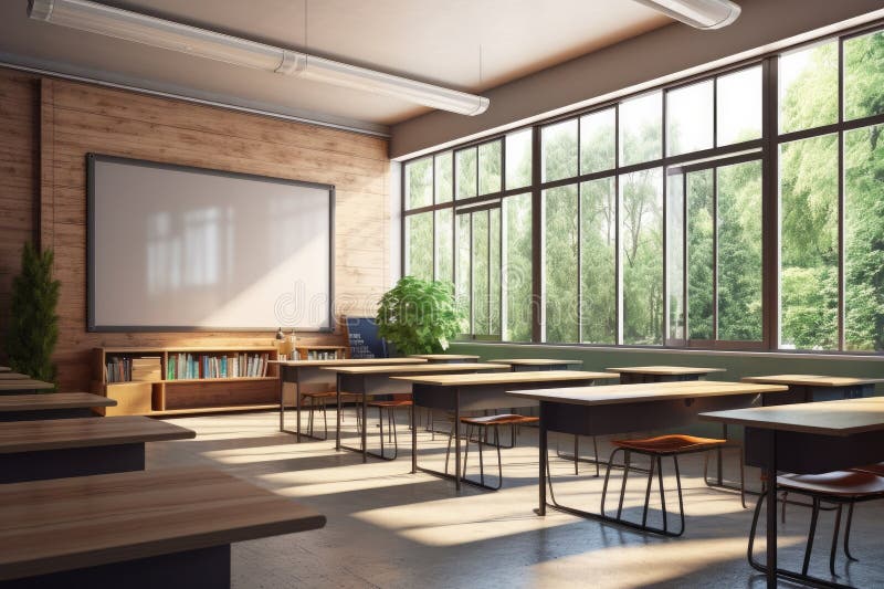 Inside the School Classroom. Step into a World of Learning. AI ...