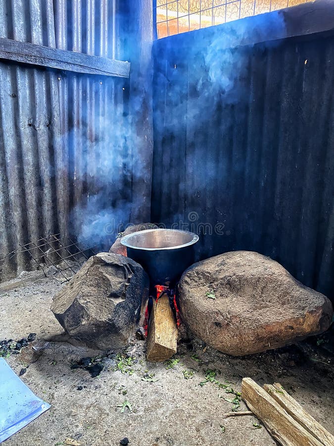 Inside the school kitchen stock image. Image of smoke - 214111689