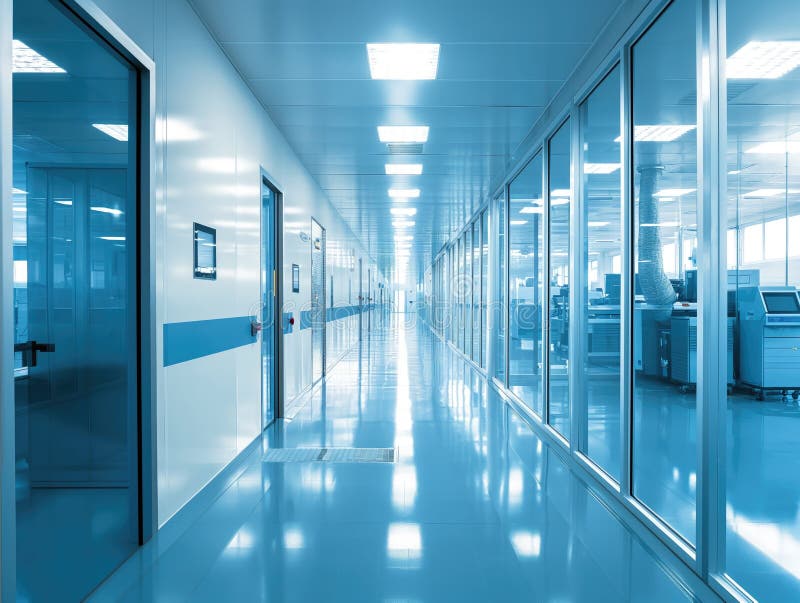 Inside the Semiconductor Lab Stock Photo - Image of industry, work ...