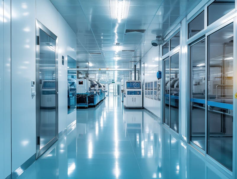Inside the Semiconductor Lab Stock Image - Image of industry, science ...