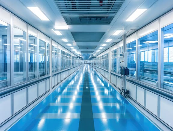 Inside the Semiconductor Lab Stock Photo - Image of technology ...