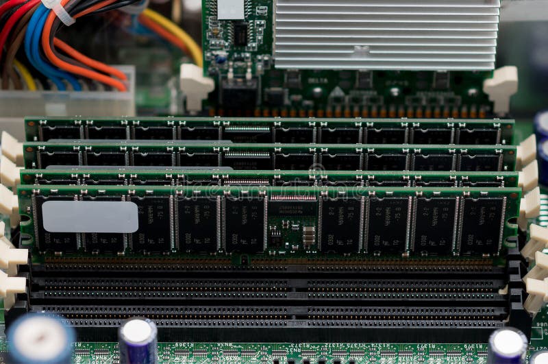 Inside of server pc. stock image. Image of inside, circuit - 71841429