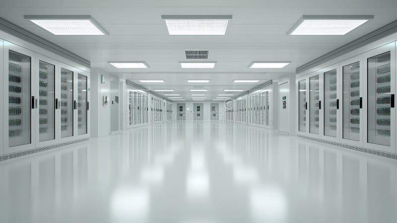 Inside the Server Room Glimpse into Modern Data Center Infrastructure ...