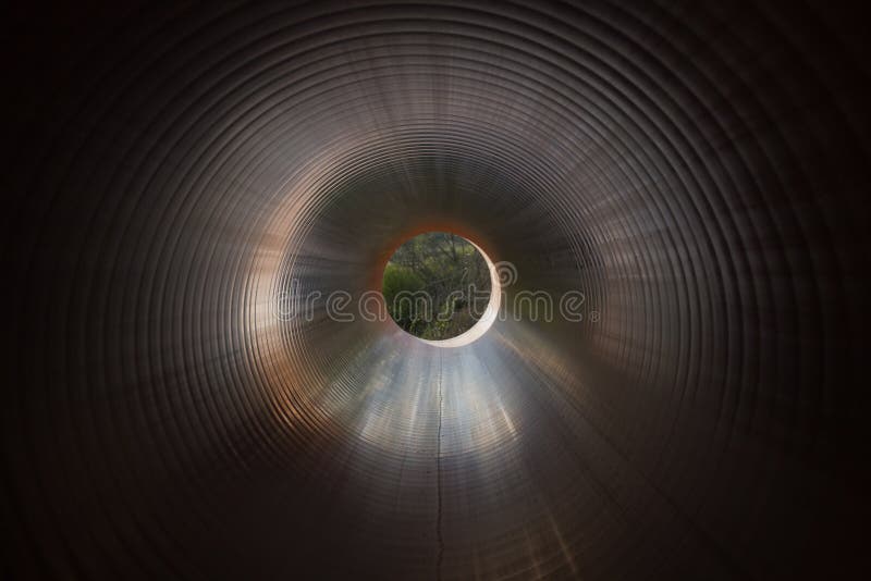 Inside Sewer Pipe stock photo. Image of excavation, rings - 62602666