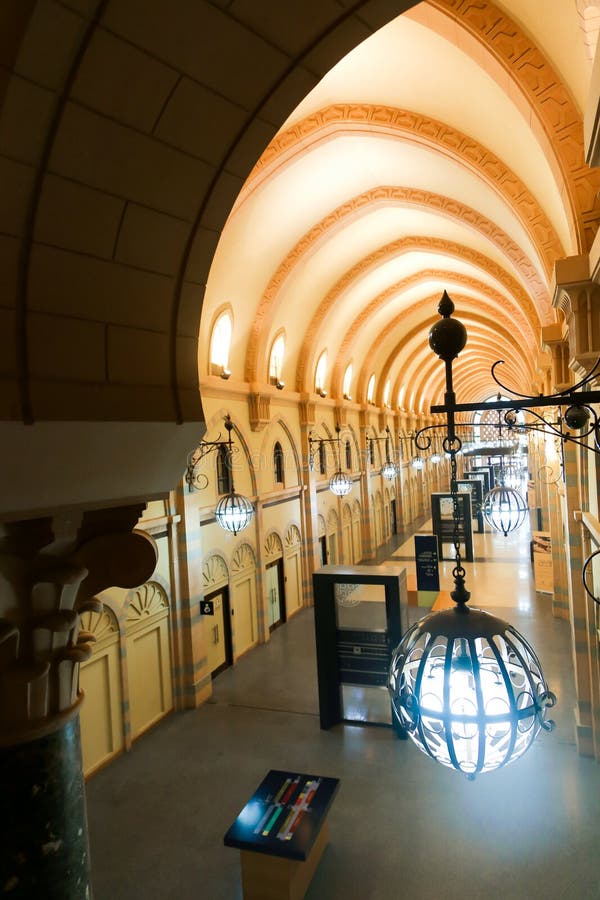 Inside the Sharjah Museum editorial stock photo. Image of books - 112653598