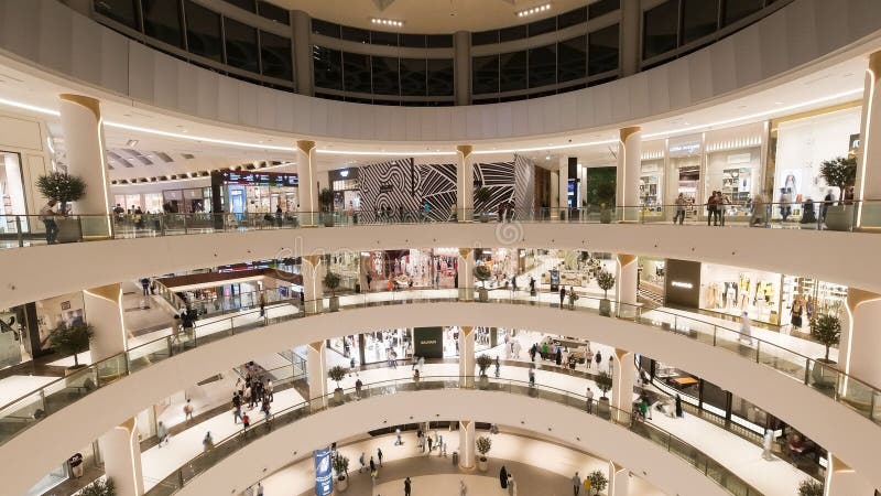 Inside of a Shopping Mall in Dubai Editorial Stock Photo - Image of store, city: 262620678
