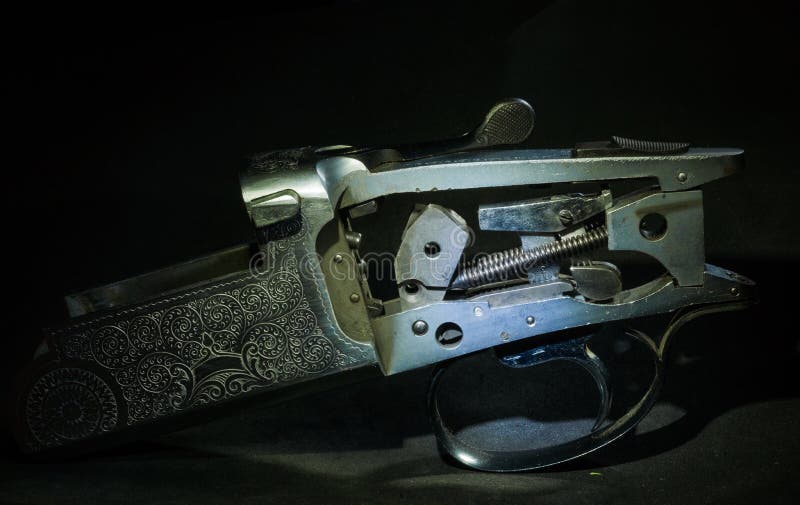 Inside the Shotgun Action stock image. Image of detail - 174383965