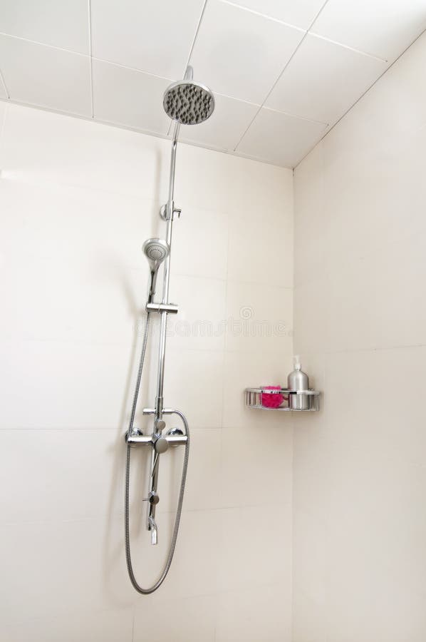 Inside shower cabin stock image. Image of ceramics, lavatory - 47809523