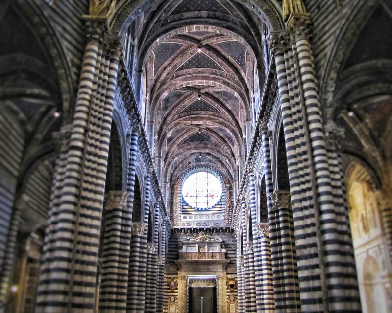 The Inside of the Siena Duomo Editorial Photo - Image of facade ...