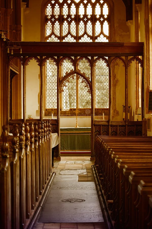 Inside a small Church stock image. Image of church, ornate - 17723589