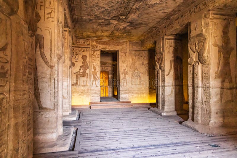 Inside the Small Temple of Ramesses II Editorial Photo - Image of site ...