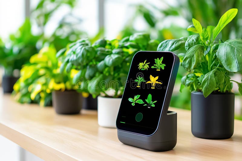 Inside a Smart Greenhouse, a Touchscreen Control Panel Shows Live ...