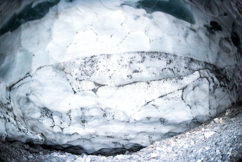 Inside Snow Ice Cave Chapel View Stock Image - Image of pole, majestic ...