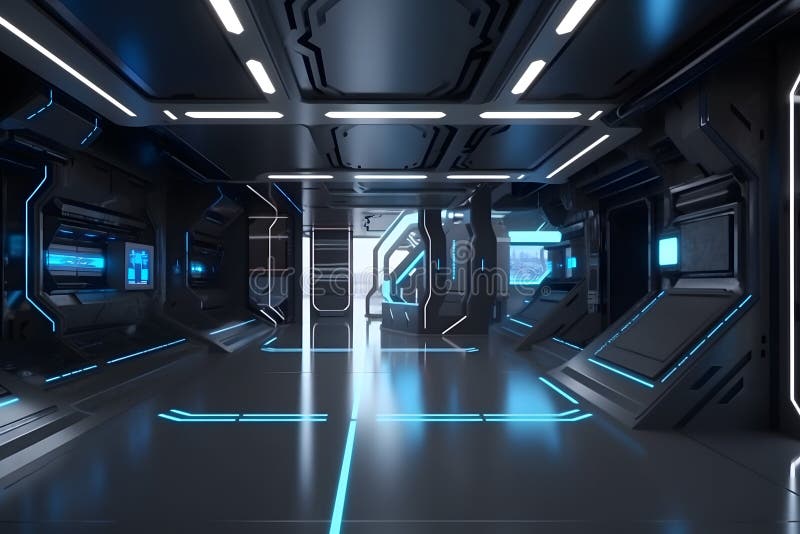 Inside the Space Shuttle. Neural Network AI Generated Stock ...