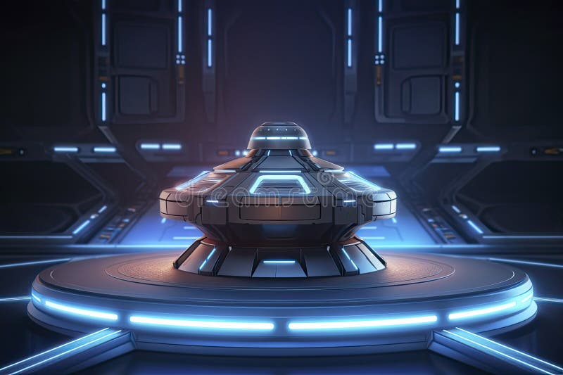 Inside of a Spaceship Driving at Hyper Speed, Space Travelers Flying ...