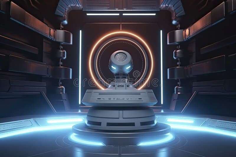 Inside of a Spaceship Driving at Hyper Speed, Space Travelers Flying ...