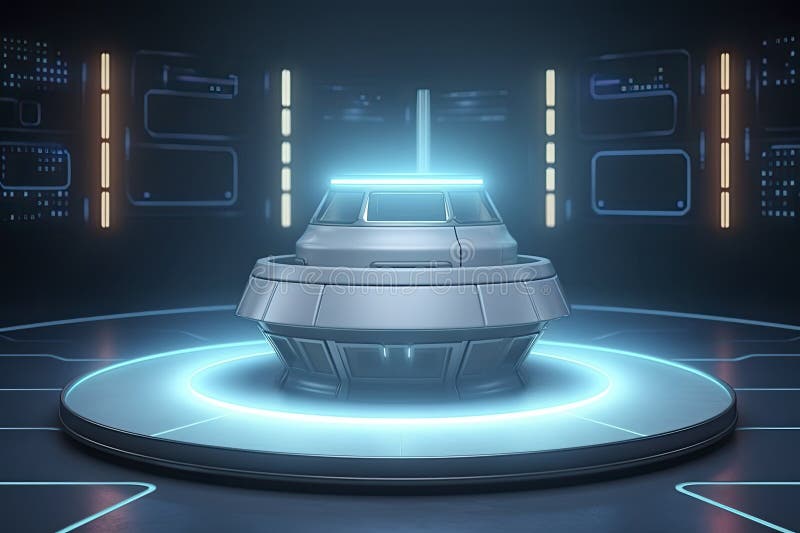 Inside of a Spaceship Driving at Hyper Speed, Space Travelers Flying ...