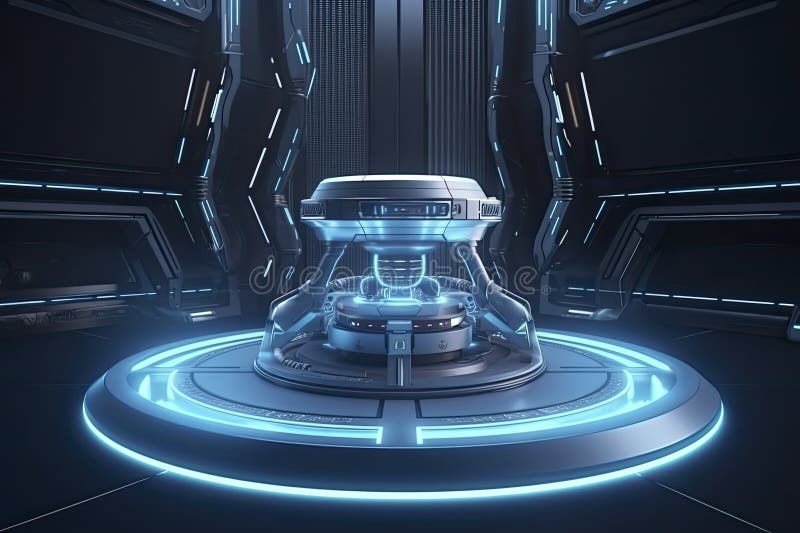 Inside of a Spaceship Driving at Hyper Speed, Space Travelers Flying ...