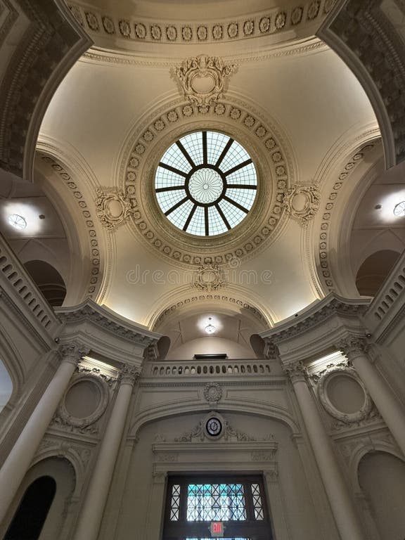 Inside the Springfield City Library in Springfield, Massachusetts ...