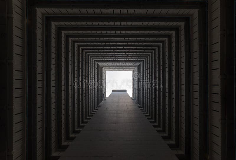 Inside Square Building, Hong Kong, Ping Shek Estate Stock Image - Image ...