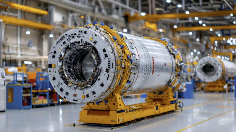 Inside a Modern Aircraft Manufacturing Plant, High-precision Robots ...