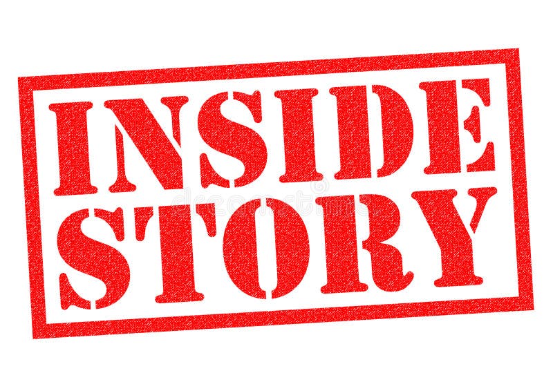 Inside Story . Man Wearing White Blank T-shirt Stock Illustration ...