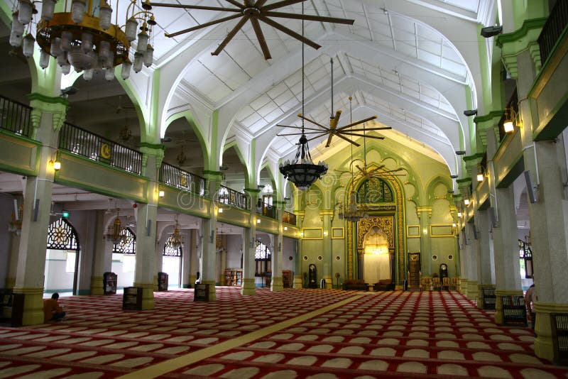 Inside of Sultan Hassan Mosque Cairo. Historic Religious Building ...