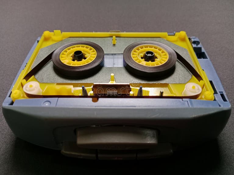 Inside of the Tape Cassette Stock Photo - Image of cassette, play ...
