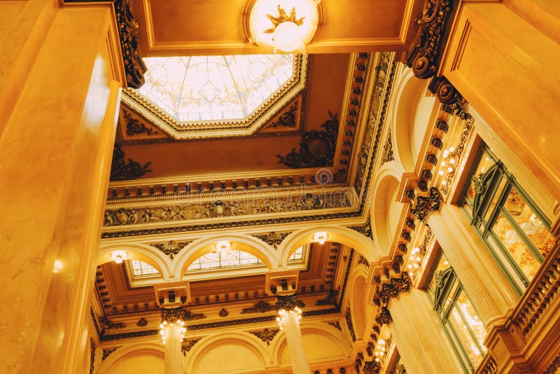 Inside Teatro Colon in Buenos Aires Stock Photo - Image of theatre ...