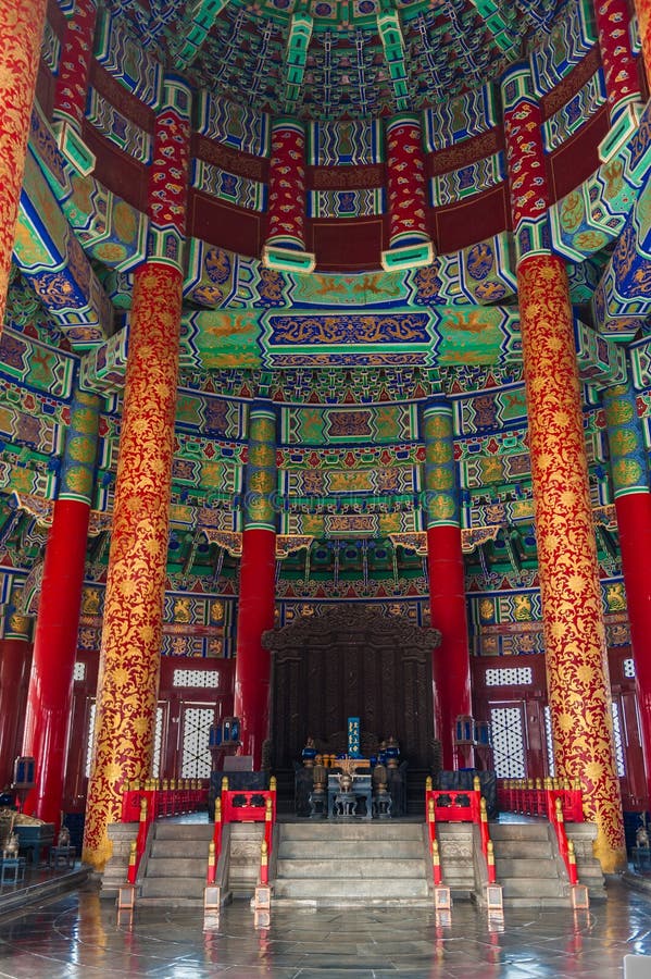 Inside the Temple of Heaven Editorial Image - Image of buildings ...