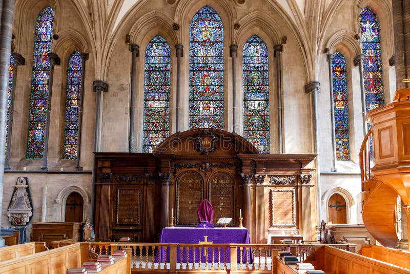 Inside the Temple, London stock image. Image of bible - 69498923