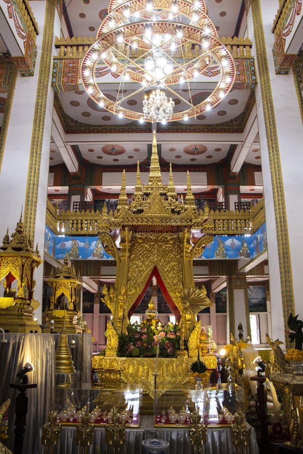 Inside Buddist Temple stock photo. Image of indoor, temple - 46002586