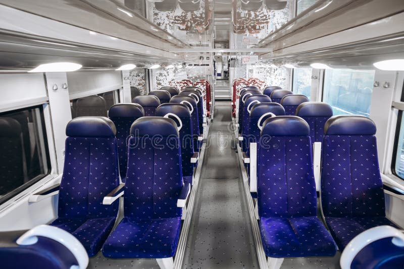 Inside a TER Train in the South of France Editorial Image - Image of ...