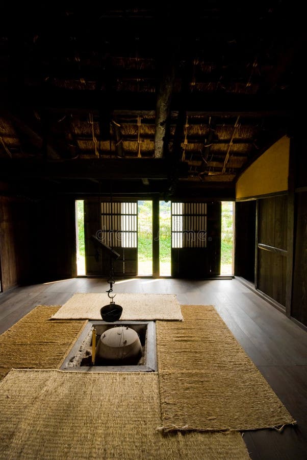 Thatched farmhouse, Japan. stock image. Image of architecture - 6113033