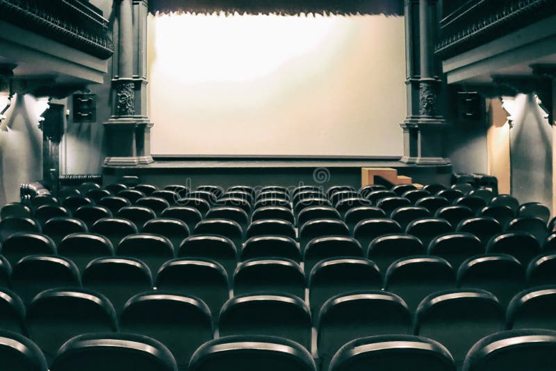 Old Movie Theater Background Screens