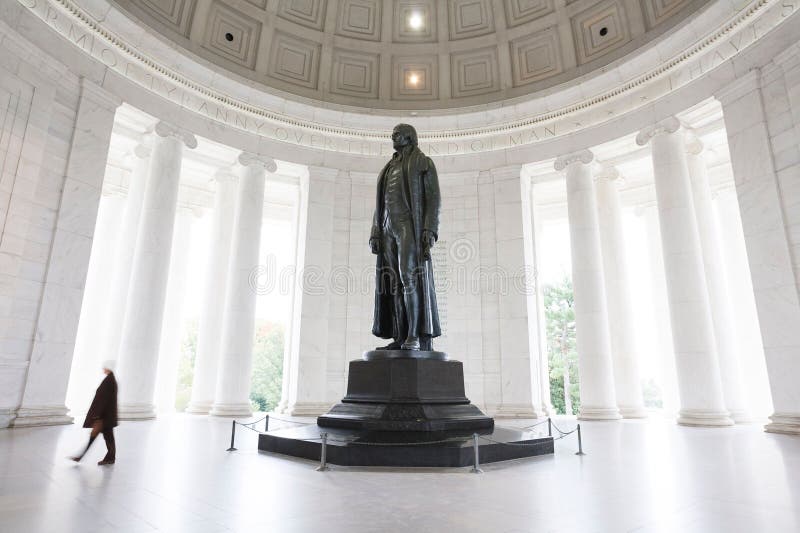 Inside Thomas Jefferson Memorial, Washington DC Editorial Photo - Image ...