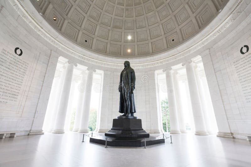Inside Thomas Jefferson Memorial, Washington DC Editorial Stock Photo ...