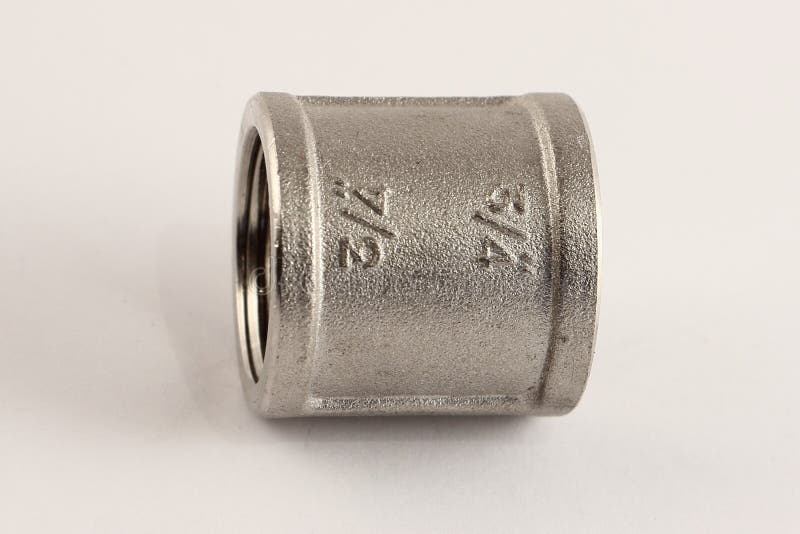 G 3/4` - G 3/4` Plumbing Thread Connector Stock Photo - Image of ...