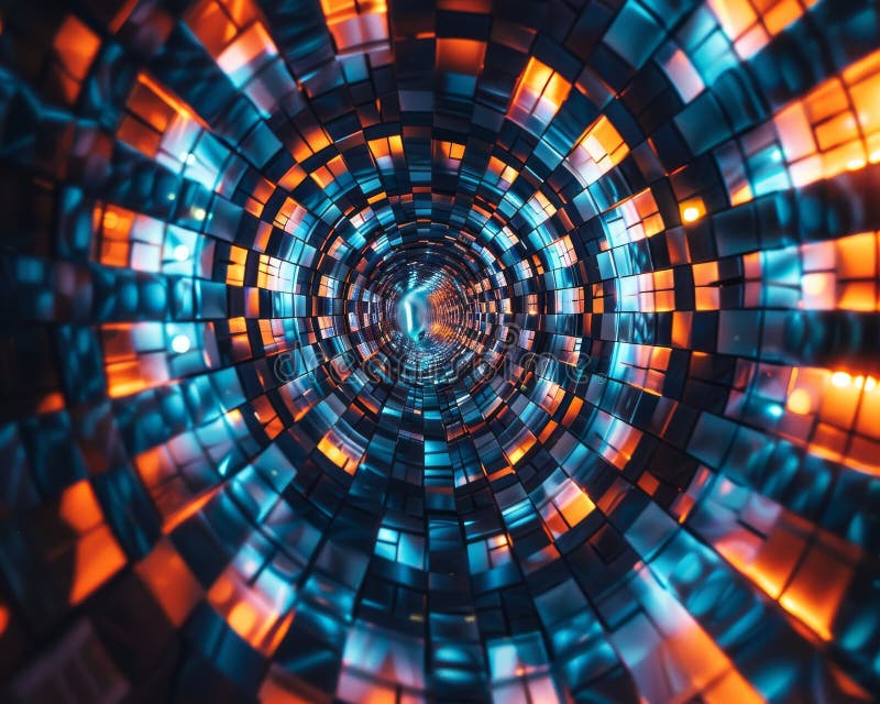 Inside a Time Warp Tunnel Where the Past Present and Future Blur in a ...