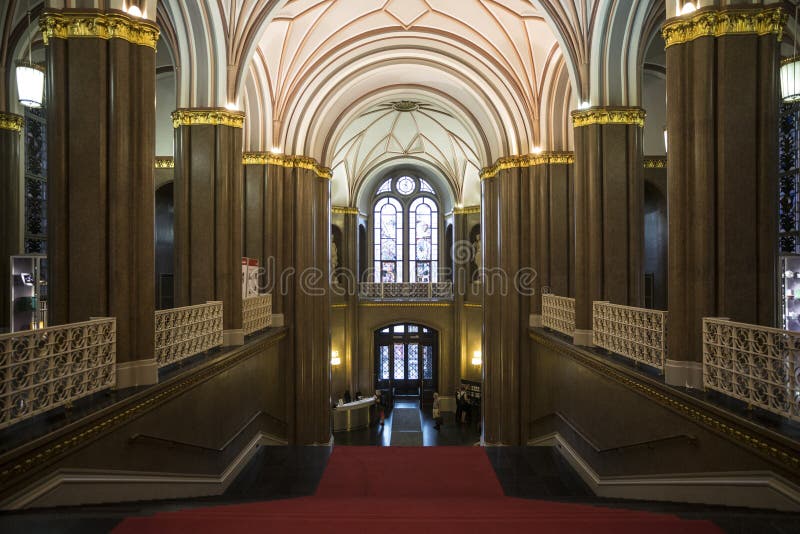 The Red Town Hall (German: Rotes Rathaus) - Berlin Stock Image - Image ...