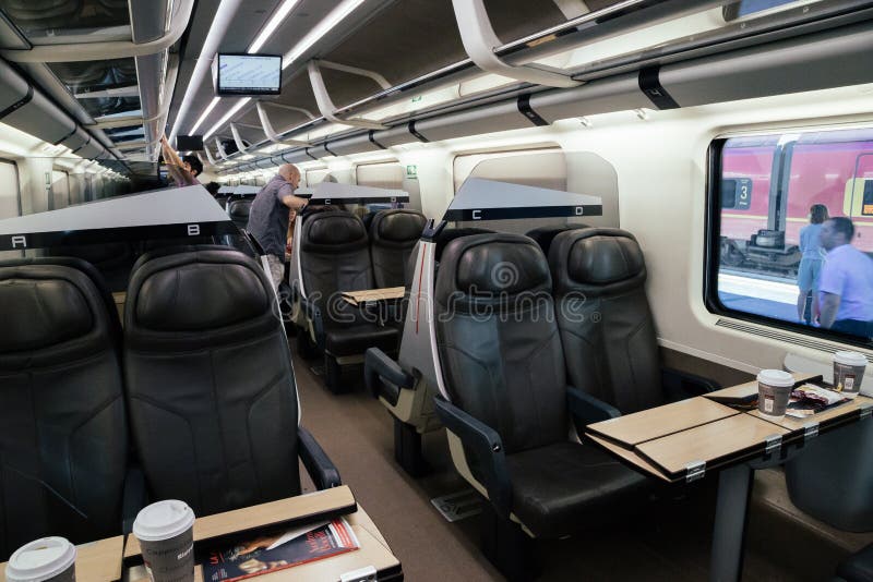 Inside the Train in Rome, Italy Editorial Stock Image - Image of rail ...