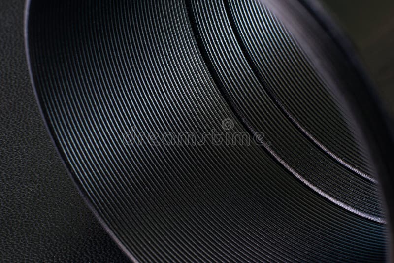 The Inside of the Tube with Threaded. Stock Image - Image of connector ...